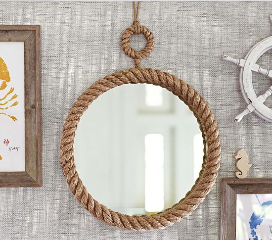 Nautical Rope Mirror - Nautical Snob